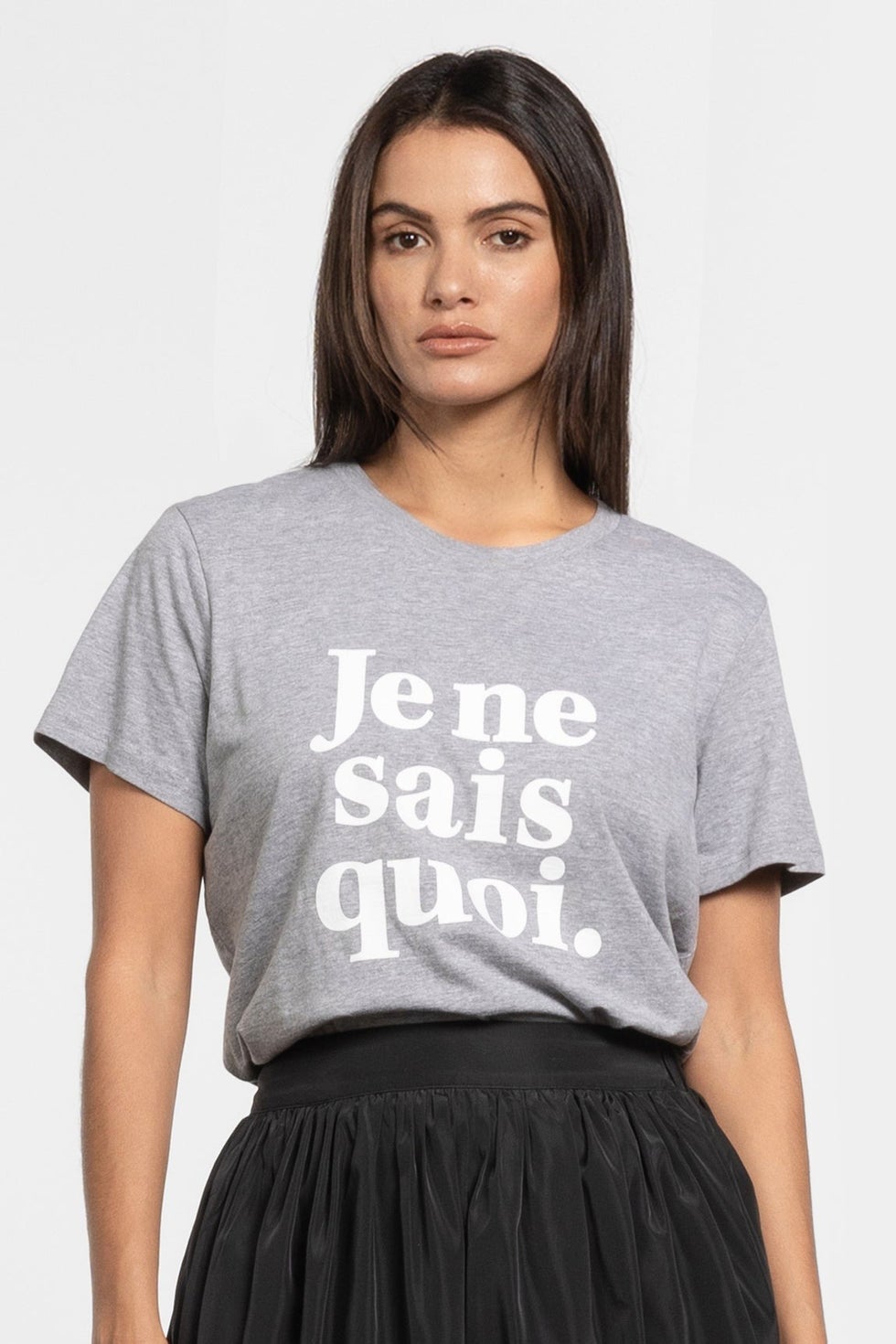 Je Ne Sais Quoi Tee In Grey Repertoire Repertoire